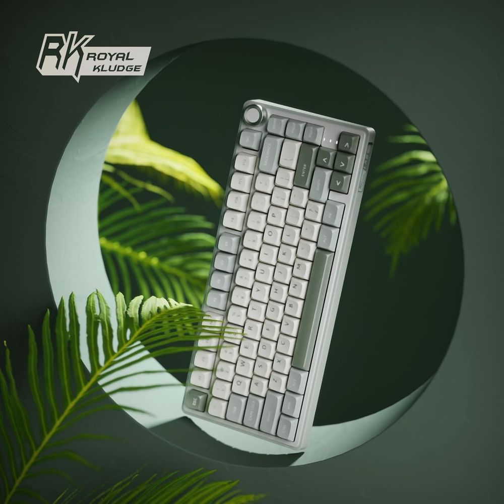 Royal Kludge RK R75 RGB Mechanical Keyboard, Brown switch, Hot ...